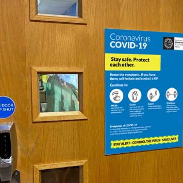 Covid-19 Hygiene Business Signs