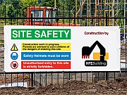 Site Safety Signs & Banners, Construction Site Signs Online | HFE Signs