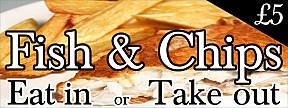 Fish & Chips Banners - NEXT DAY | HFE Signs & Banners