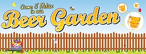 Beer Garden Banners - NEXT DAY | HFE Signs & Banners