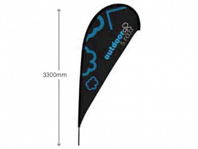 Quill Flag 4.5m Pole Size | HFE Signs