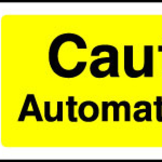 Automatic Door Sign | HFE Signs & Banners