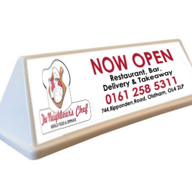 Magnetic Roof Sign 1 | HFE Signs & Banners