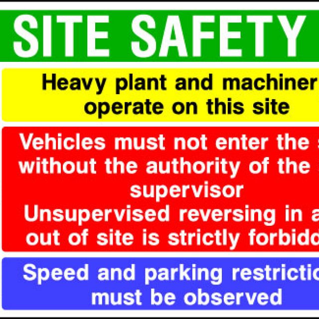 Multi Site Safety Sign | HFE Signs & Banners