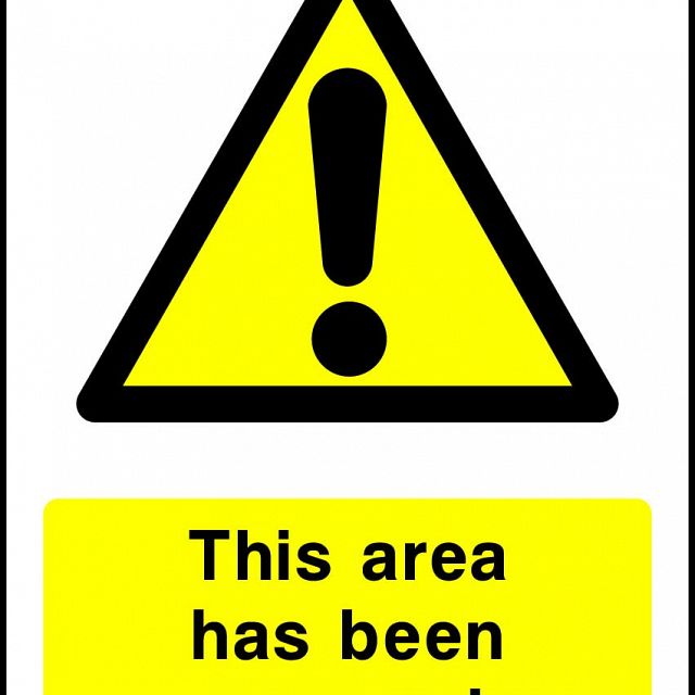 Area Sprayed Sign | HFE Signs & Banners