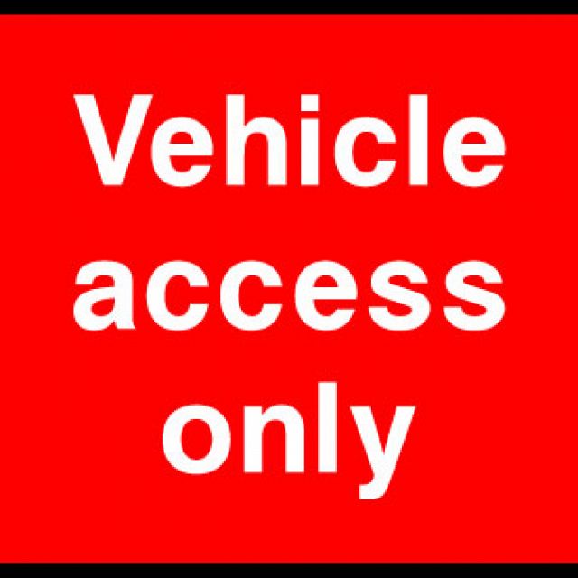 Vehicle Access Sign | HFE Signs & Banners