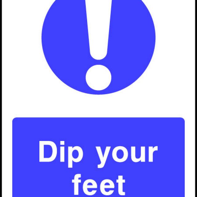 Dip Feet Sign | HFE Signs & Banners