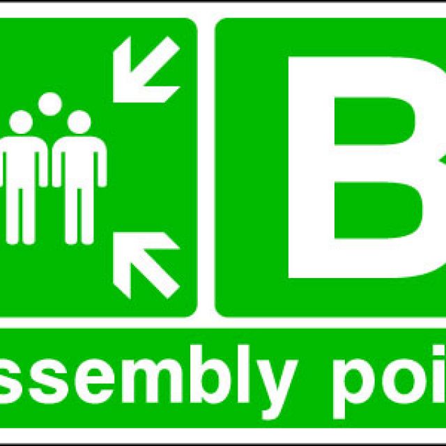 Assembly Point B Sign | HFE Signs & Banners
