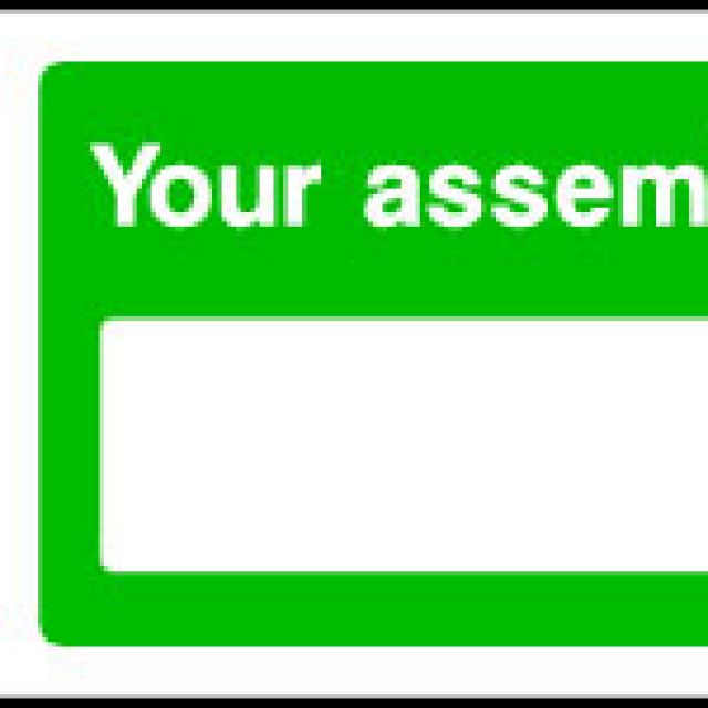 Your Assembly Point Sign | HFE Signs & Banners