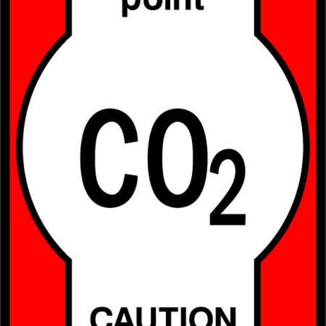 CO2 Release Sign | HFE Signs & Banners