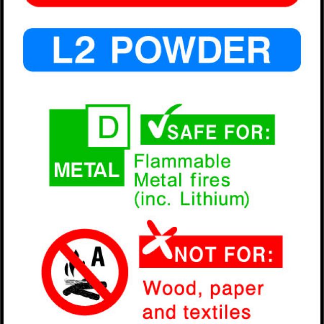 L2 Powder Extinguisher Sign | HFE Signs & Banners
