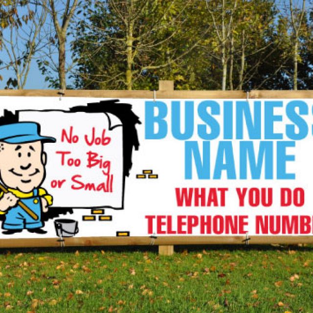 Tradesman Banners - Next Day UK | HFE Signs & Banners