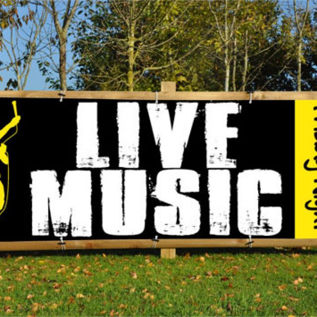 Live Music Banners - Next Day UK | HFE Signs & Banners