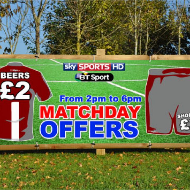 Football Matchday Offers Banners | HFE Signs