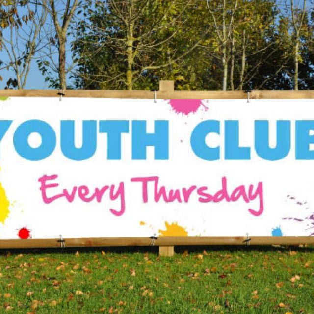 Youth Club Banners - Next Day UK | HFE Signs & Banners