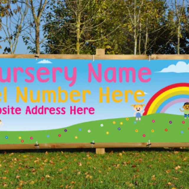 Nursery Banners - Next Day UK | HFE Signs & Banners