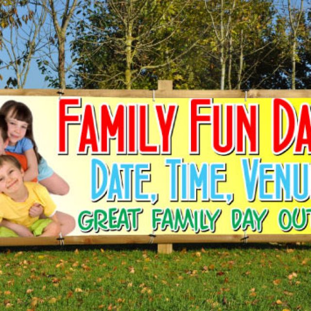 Family Fun Day Banners - Next Day UK | HFE Signs & Banners