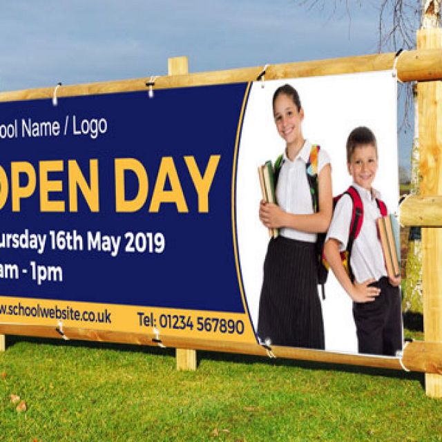 School Banners - Free Design Service with all School Banners