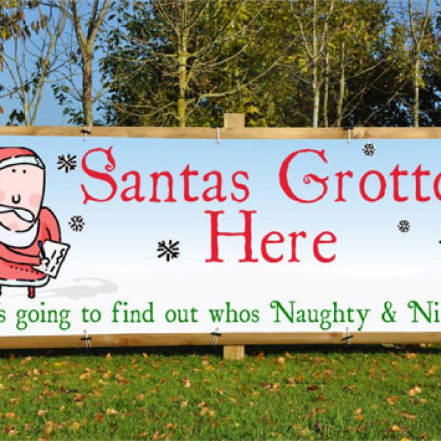 Santas Grotto Sign & Banner Suppliers Online UK | HFE Signs