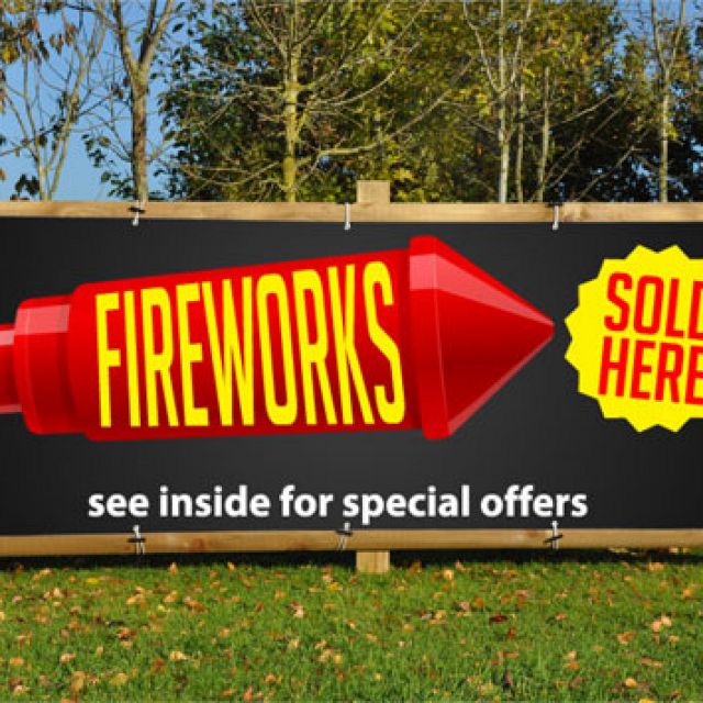 Fireworks Banners, Bonfire Night Banner & Fireworks Display Banners UK