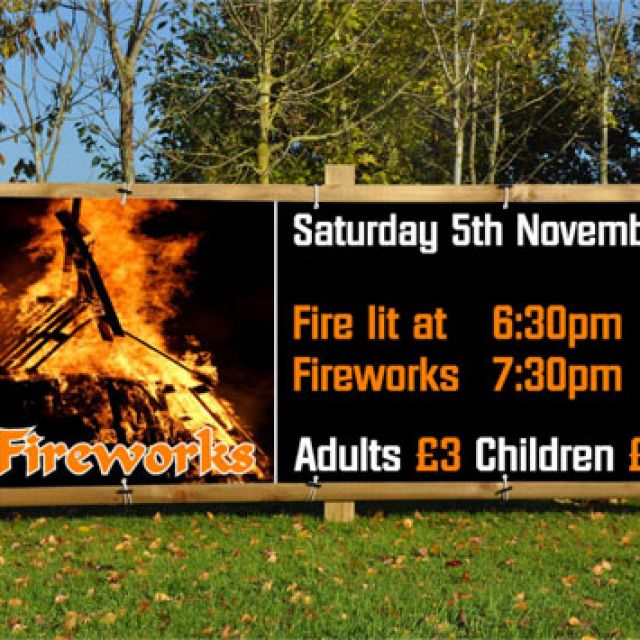 Bonfire & Fireworks Banner | Bonfire night banners