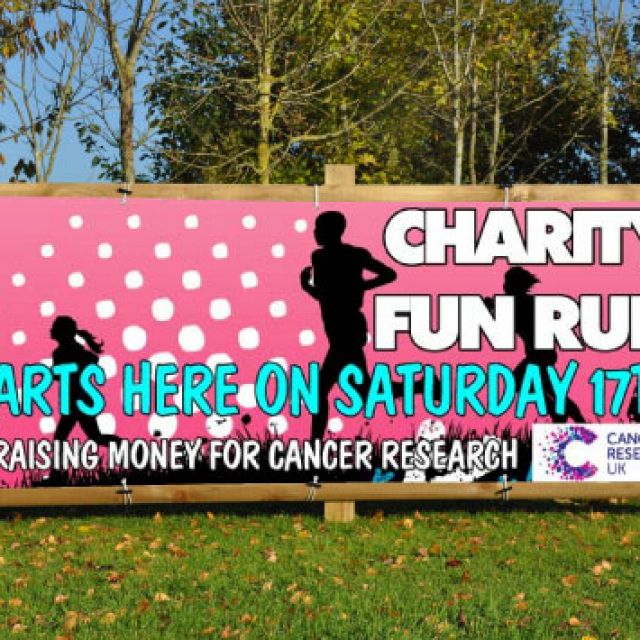 Charity Fun Run Banners - Custom Print