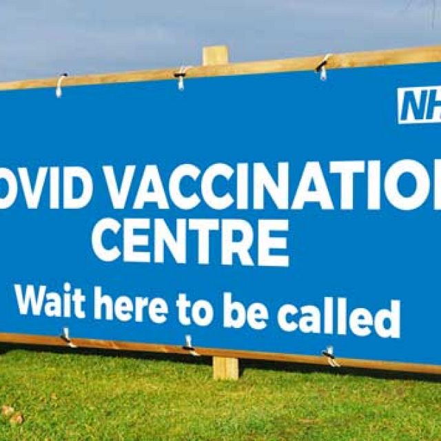 COVID VACCINATION Banners | Banners for vaccination certres