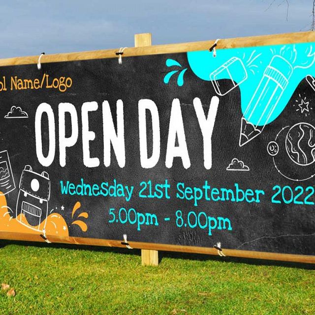 School Banners - School Open Day Banners | Free Design with all School ...