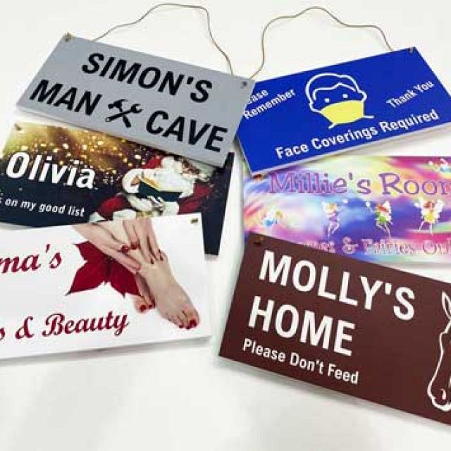 Personalised Hanging Sign Ideal Birthday or Christmas Present - Man ...