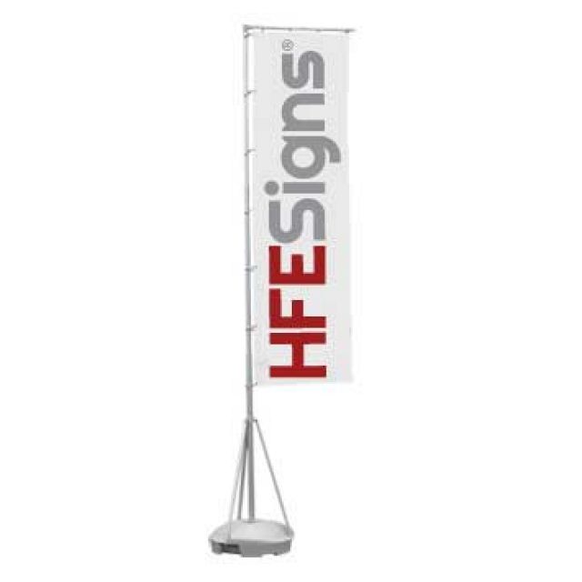 Advertising Wind Flags & 4m Telescopic Flag Banner Suppliers UK | HFE Signs