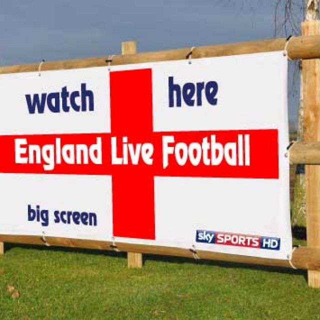 England Football Banners - Next Day UK | HFE Signs & Banners