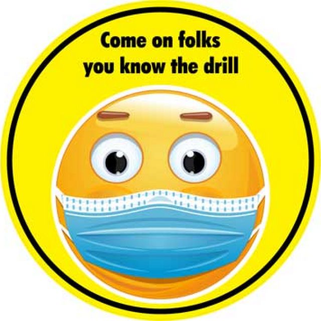 Remind your staff, visitors or customers to keep safe with these Emoji ...