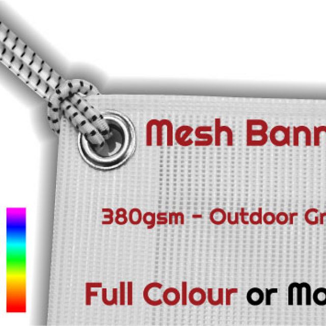 Mesh Banners, PVC & Outdoor Printed Mesh Advertising Banners UK