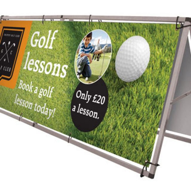 Banner Frames, Outdoor Banner A Frame Suppliers UK | HFE Signs