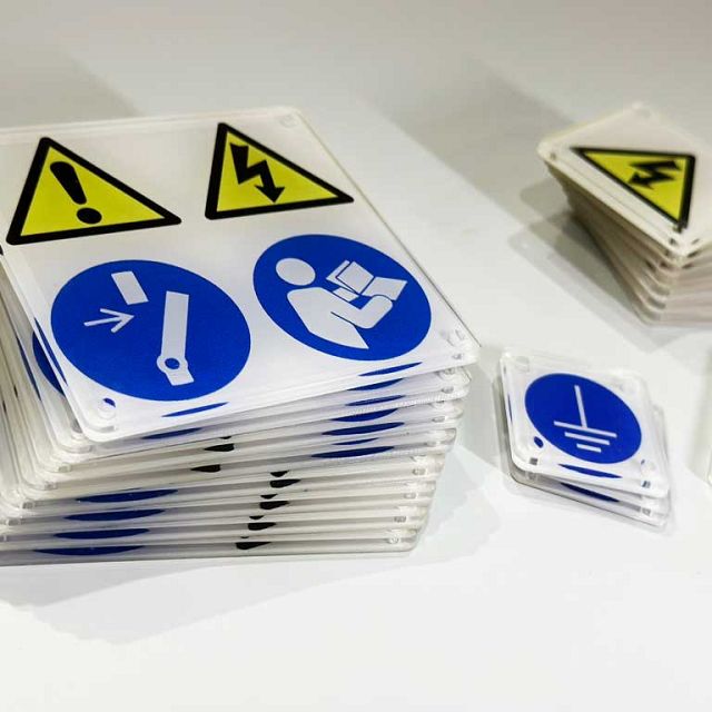 Acrylic Control Panels & Labels | Custom Printed & Laser Cut Acrylic ...
